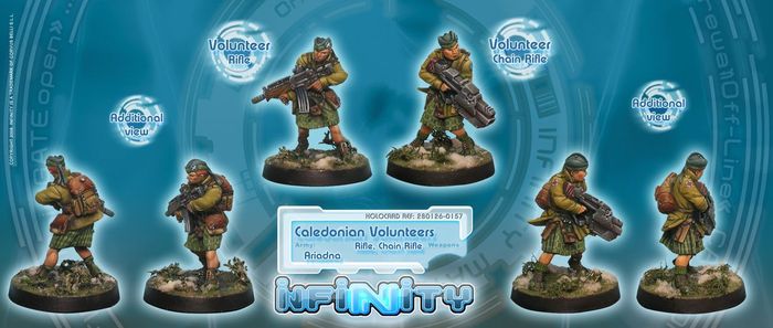 DREAMERS COMIC STORES. INFINITY: CALEDONIAN VOLUNTEERS (RIFLE, CHAIN ...